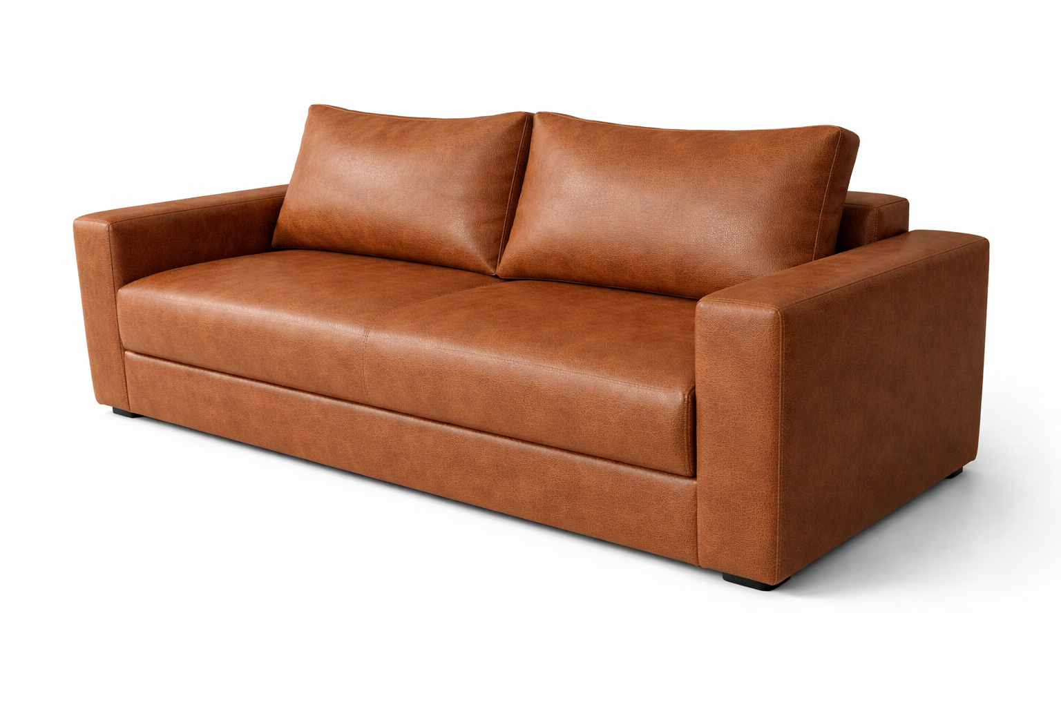 Laura 2 Seater Couch | Modern Armless Corduroy Living Room Sofa