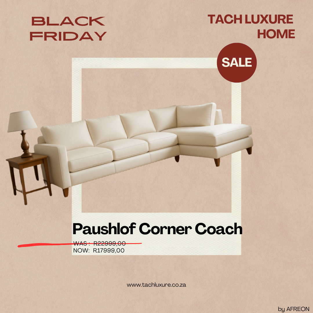 Paushlof Corner Coach - Super Leather - TACH LUXURE HOME